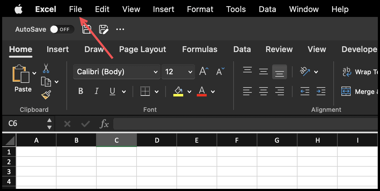Save An Excel File On Mac Workbook 