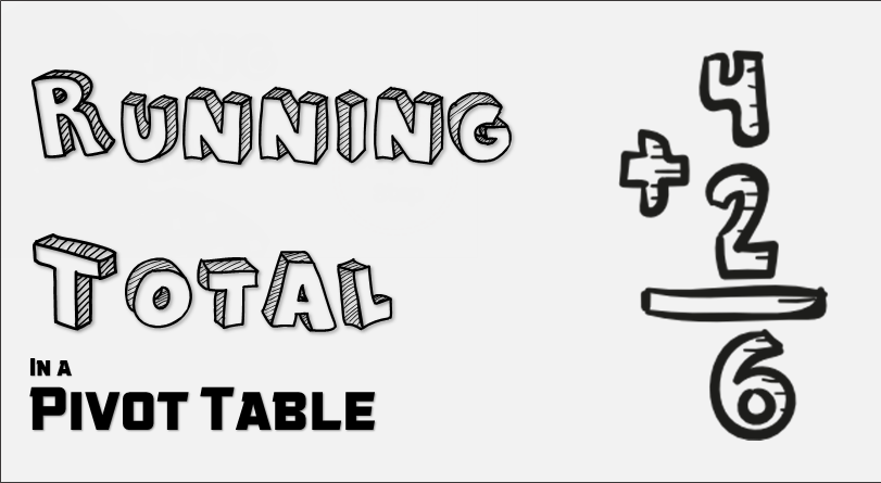 Add A Running Total Column Excel Pivot Table Tutorial