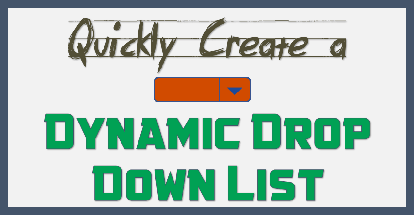 How To Create A Dynamic List In Excel Step By Step 