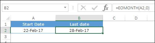 The Top 3 Ways To Get End Of The Month Date In Excel Incl EOMONTH 