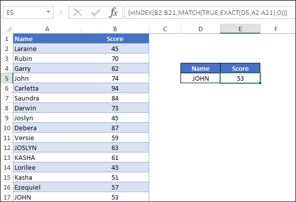 How to use INDEX MATCH in Excel - The Last Formula Guide You Need