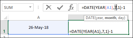 How to Get Quarter from a Date in Excel