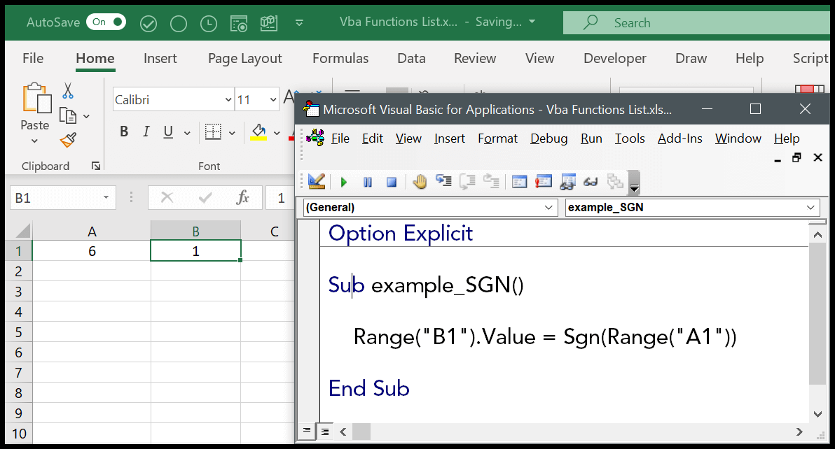 How To Use The VBA SGN Function Syntax Example 
