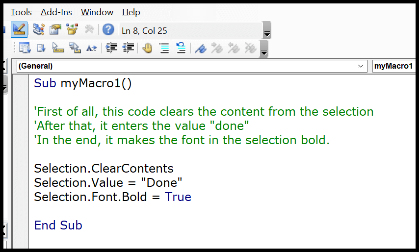 How To Comment Blocks Of Vba Code Vrogue