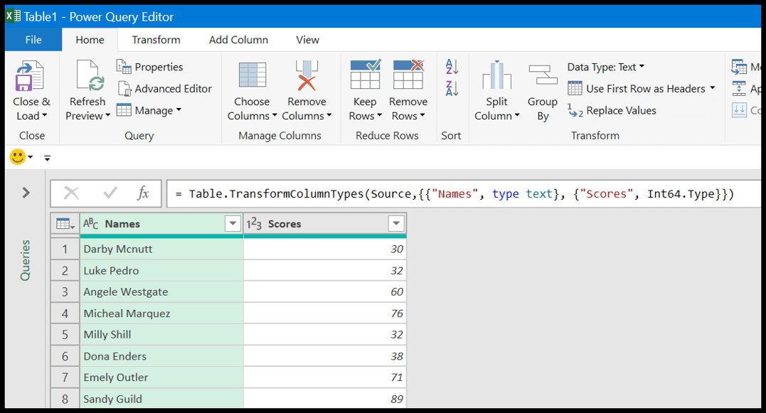  Power Query Excel