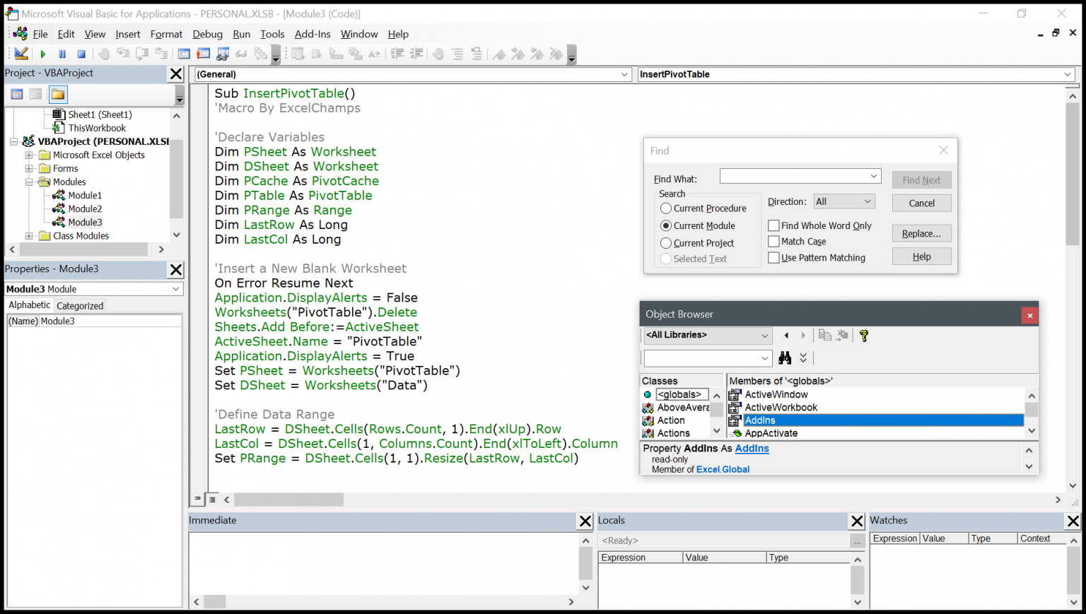 Is Visual Basic For Excel Relevant Navlpo