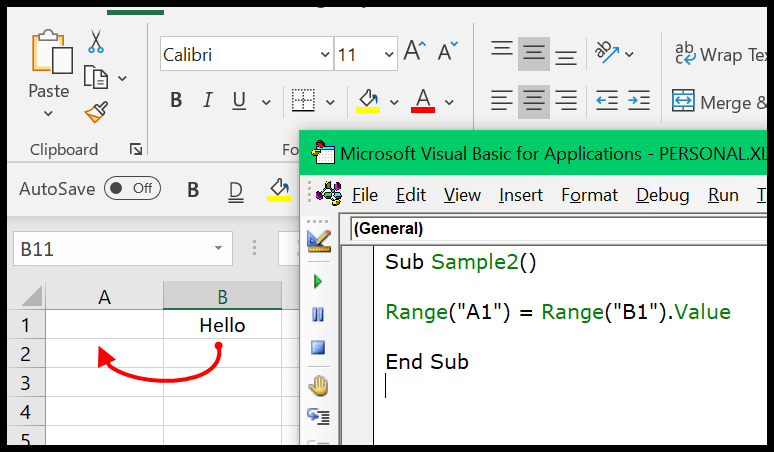 How To SET Get And Change Cell Value Using A VBA Code