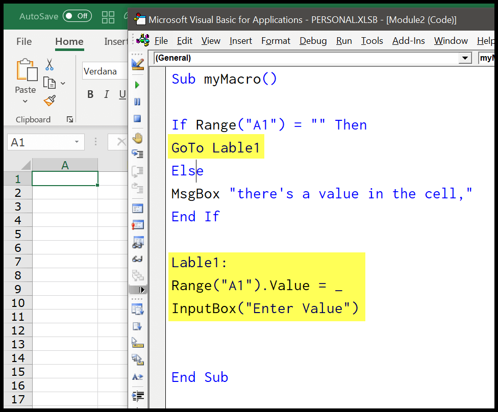 Vba If For 