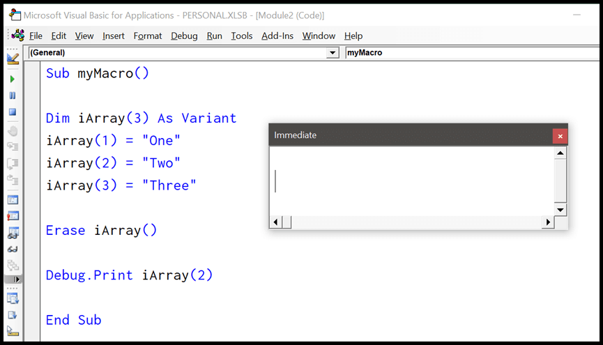 Clear Array Erase Excel VBA Tutorial