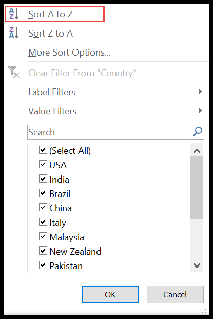 How to Sort a Pivot Table in Excel