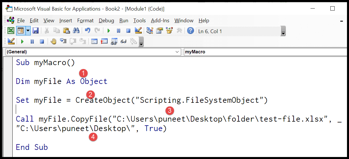 How To Copy An Excel File Workbook Using VBA Macro Code