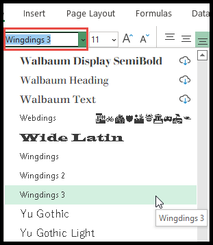 How to Insert an Arrow in a Cell | Learn Excel