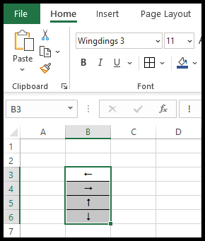 How to Insert an Arrow in a Cell | Learn Excel