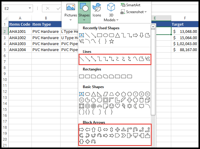 How to Insert an Arrow in a Cell | Learn Excel
