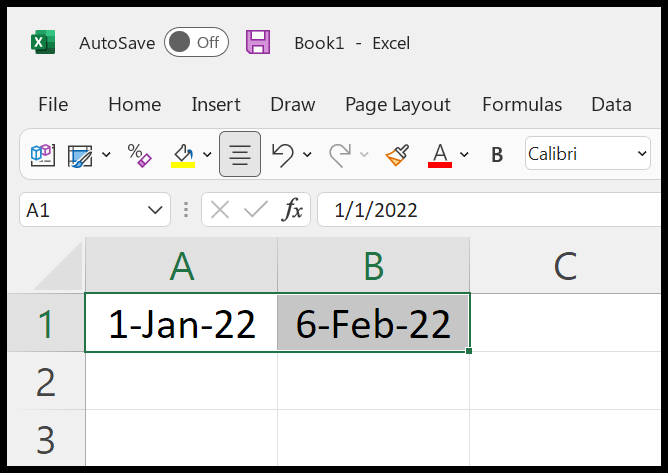 How To Complare Two Dates In Excel