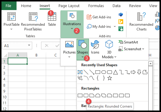 How To Add A Button In Excel