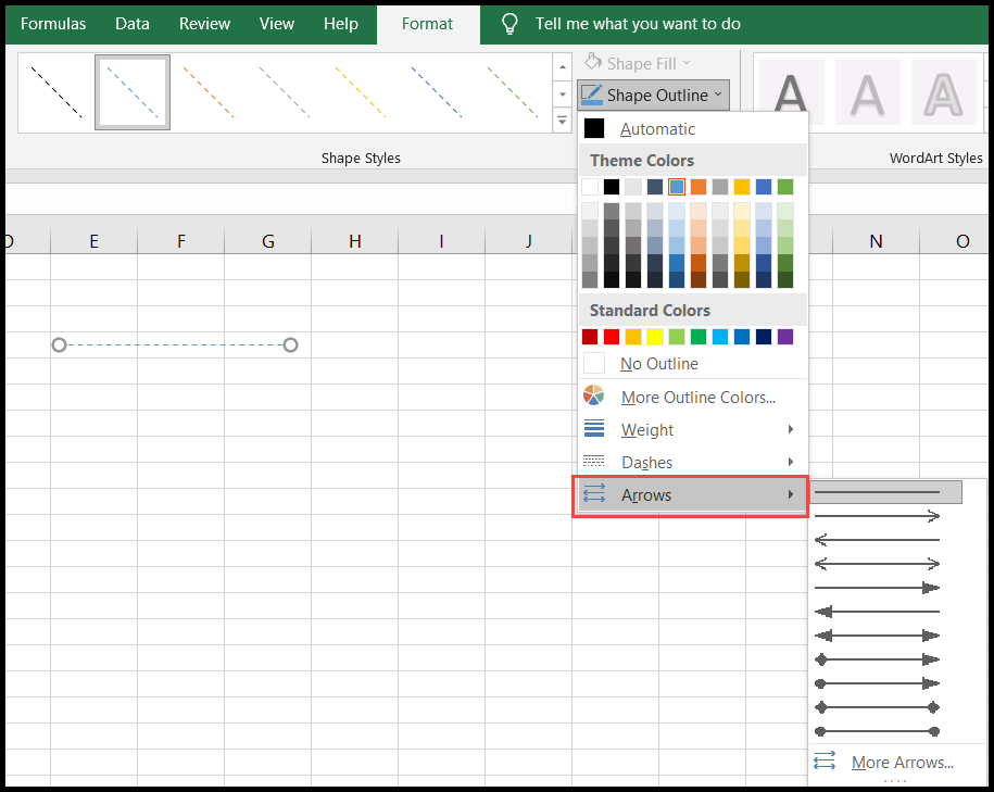 How to Draw a Line in Excel (Step by Step Tutorial)