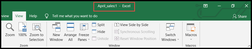 How To View Two Sheets Side By Side In Excel