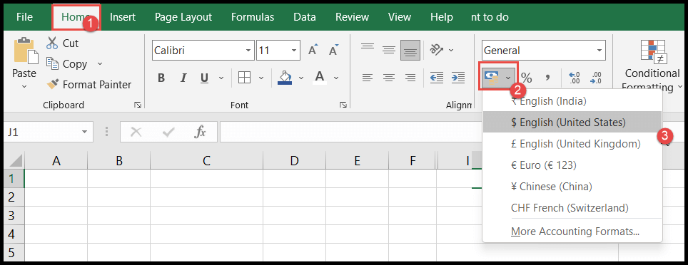 How to Apply Accounting Number Format in Excel How to Apply Accounting Number Format in Excel