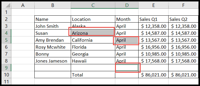 Delete Row s Keyboard Shortcut Microsoft Excel