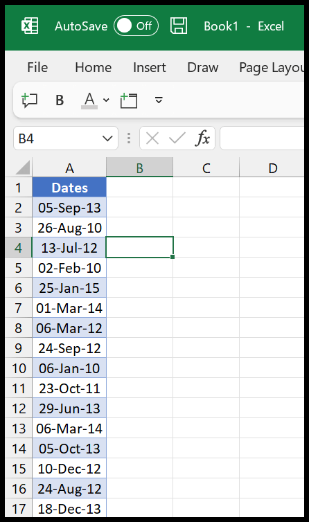 Sort By Date Date And Time Reverse Date Sort Excel Tutorial