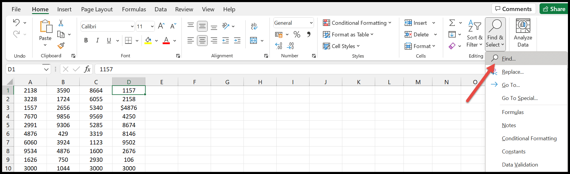 How To Use Find And Replace Option In Excel More 