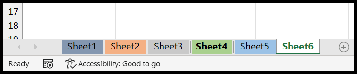 Change Tab Color In Excel Worksheet Tab Background Color 