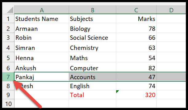 How To Move A Row And Column In Excel