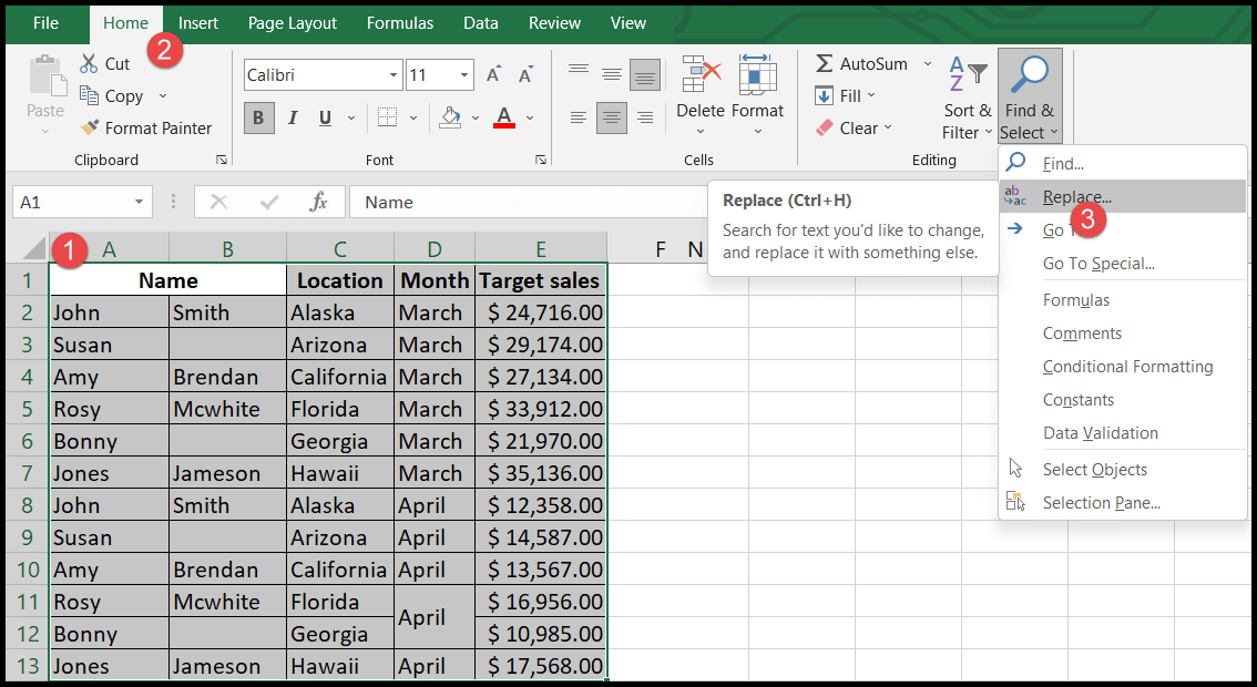 How To Replace Merged Cells In Excel Printable Templates Free