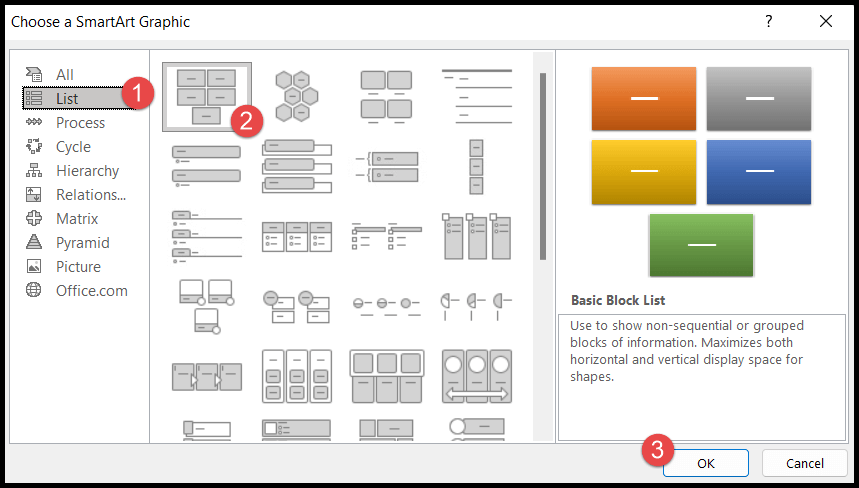How to use Smart Art in Excel