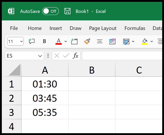 Calculate The Average Of The Time Values Excel Formula 