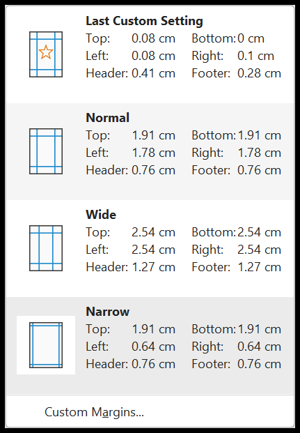 Page Margin In Excel Change And Set 