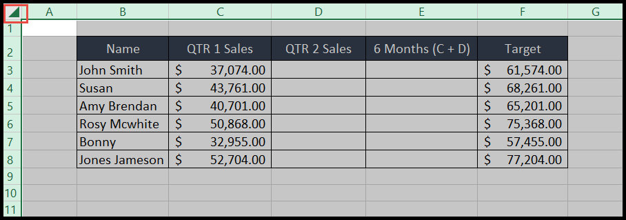 How To Lock Cells In Excel