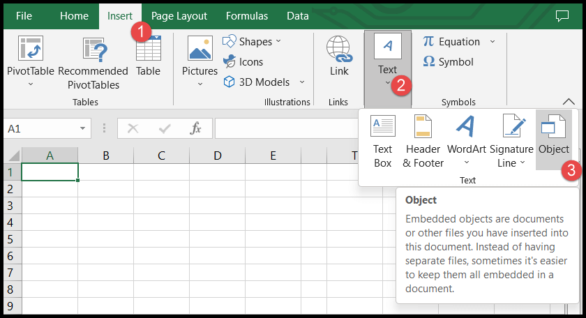 How To Insert PDF Into Excel Step By Step 