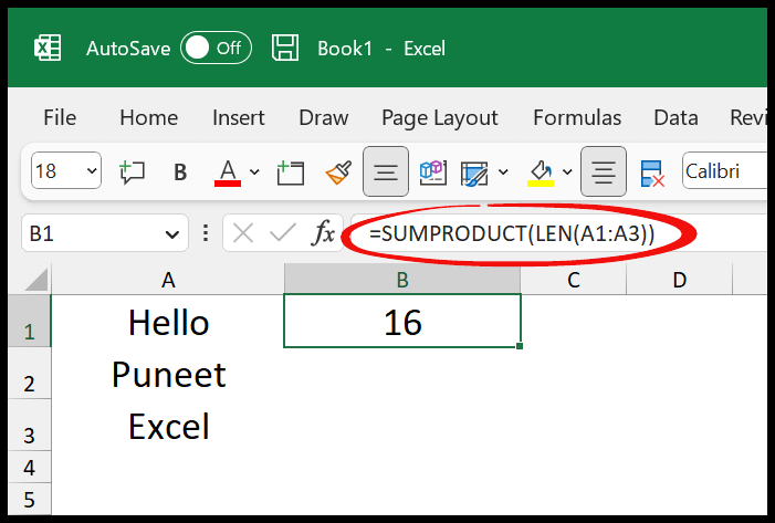 Count Characters in Excel (Cell and Range) Count Characters in Excel (Cell and Range)