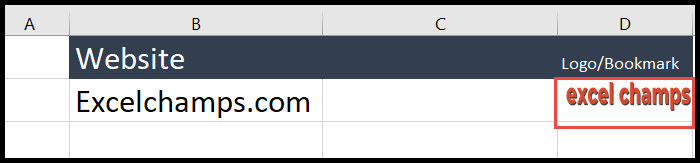 Insert Picture in a Cell in Excel