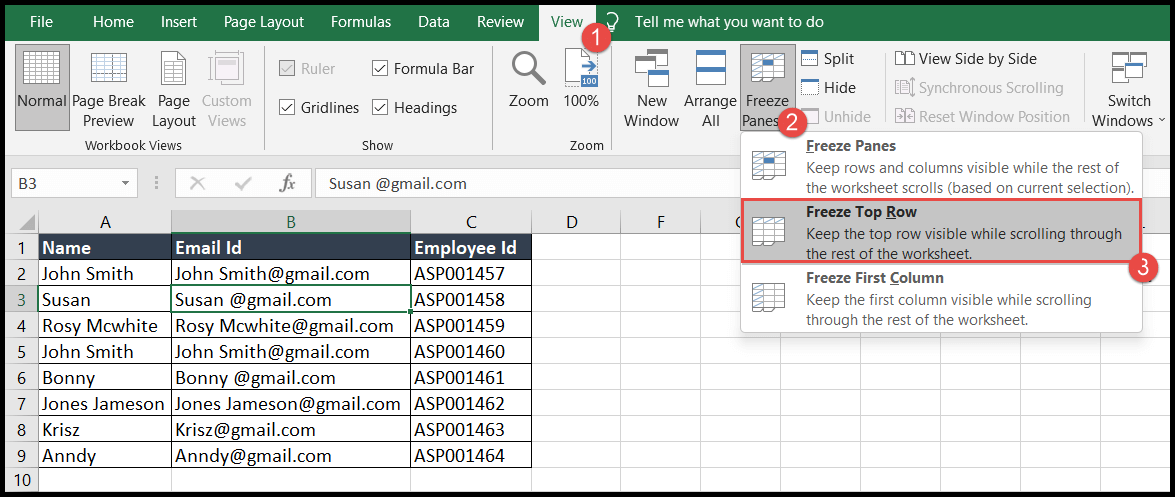 Make First Row Header In Excel Quick Guide 