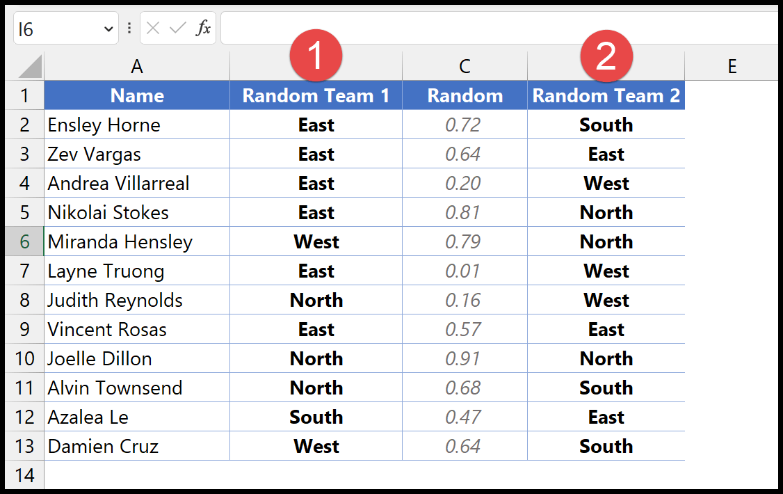 How To Generate Random Groups In Excel Formula 