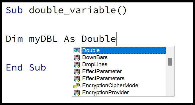 Using Double Data Type In Vba 0317