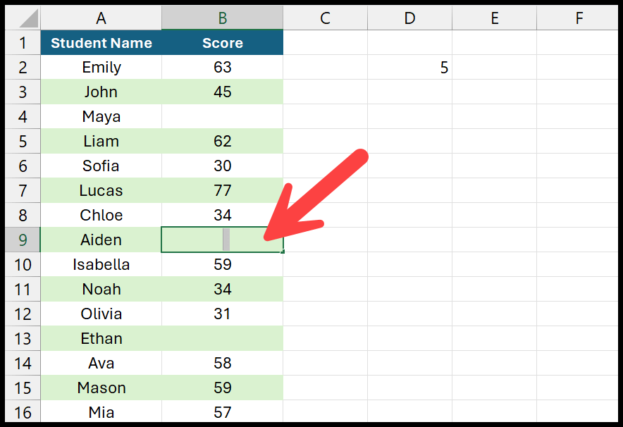 Count Blank Cells using COUNTIF in Excel (+Other Formulas)